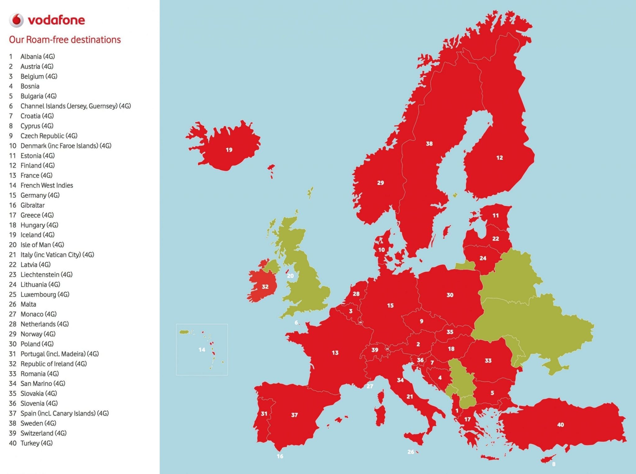 Vodafone Updates Tariffs: Offers Global Roaming to 100 Destinations ...